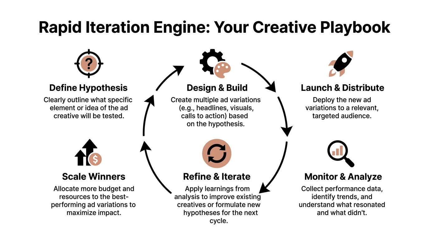 Implement Iterative Design Processes: Boost ROAS | AdStellar